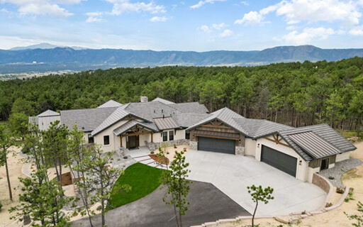 Frank Lloyd Wright Inspired All Electric Home • Murphy's Custom Homes, Inc.